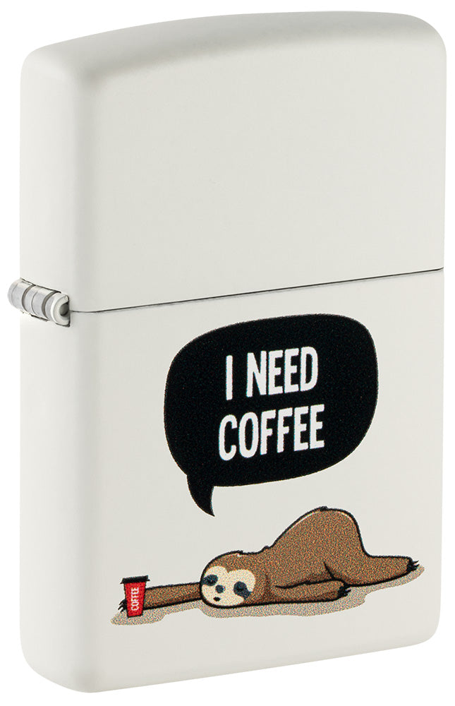 ZIPPO | Stormaansteker Coffee Sloth Design – Zippo Netherlands